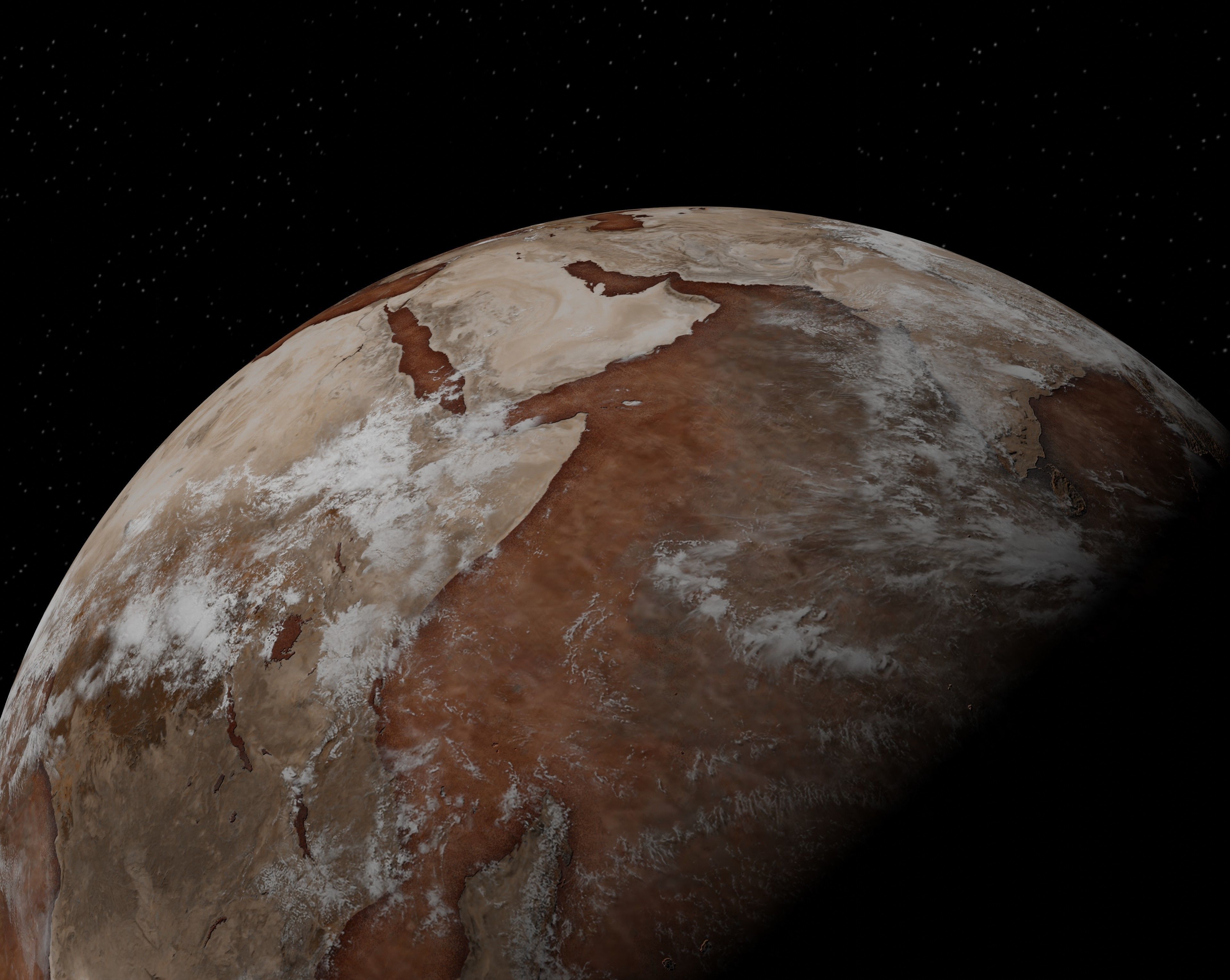 3D model Dried up planet earth VR / AR / low-poly | CGTrader