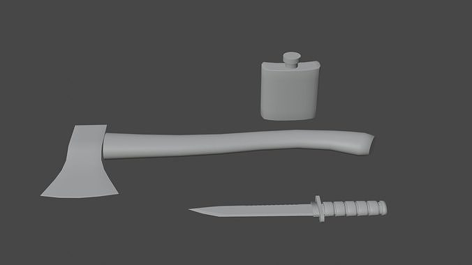 Survival - kit free 3D model | CGTrader