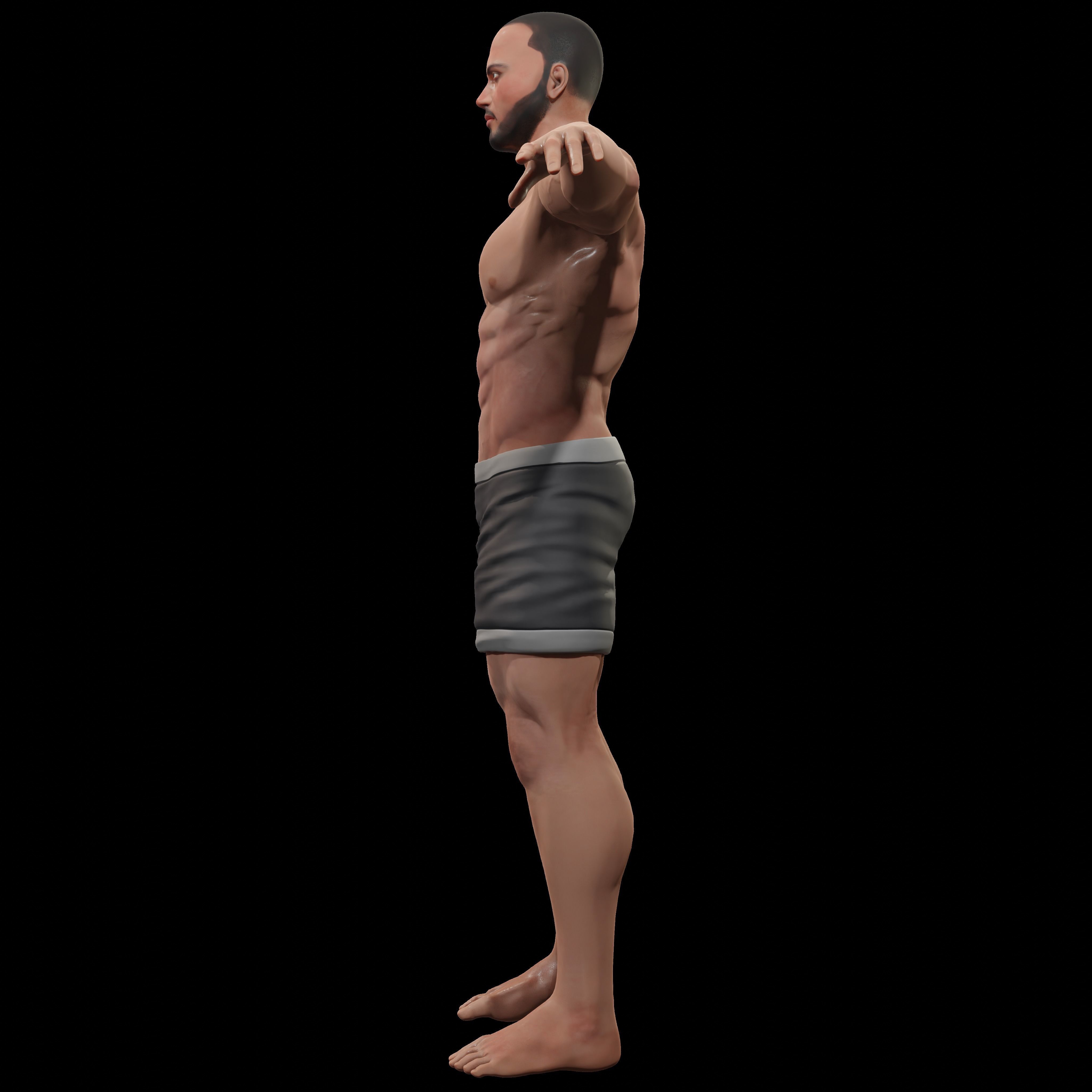 3d metahuman character 3d character modeling 3D model animated rigged ...