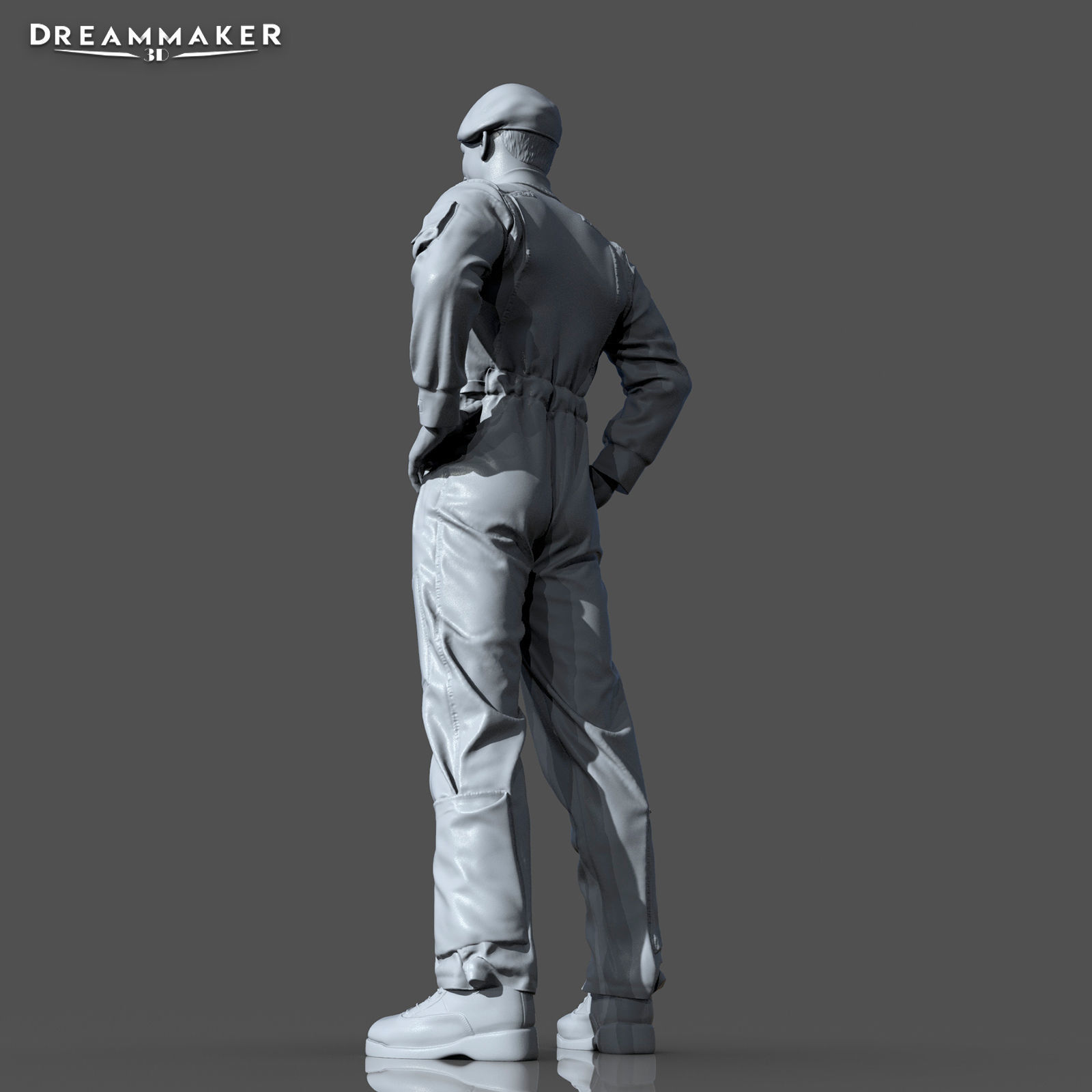Fighter pilot 3D model 3D printable | CGTrader