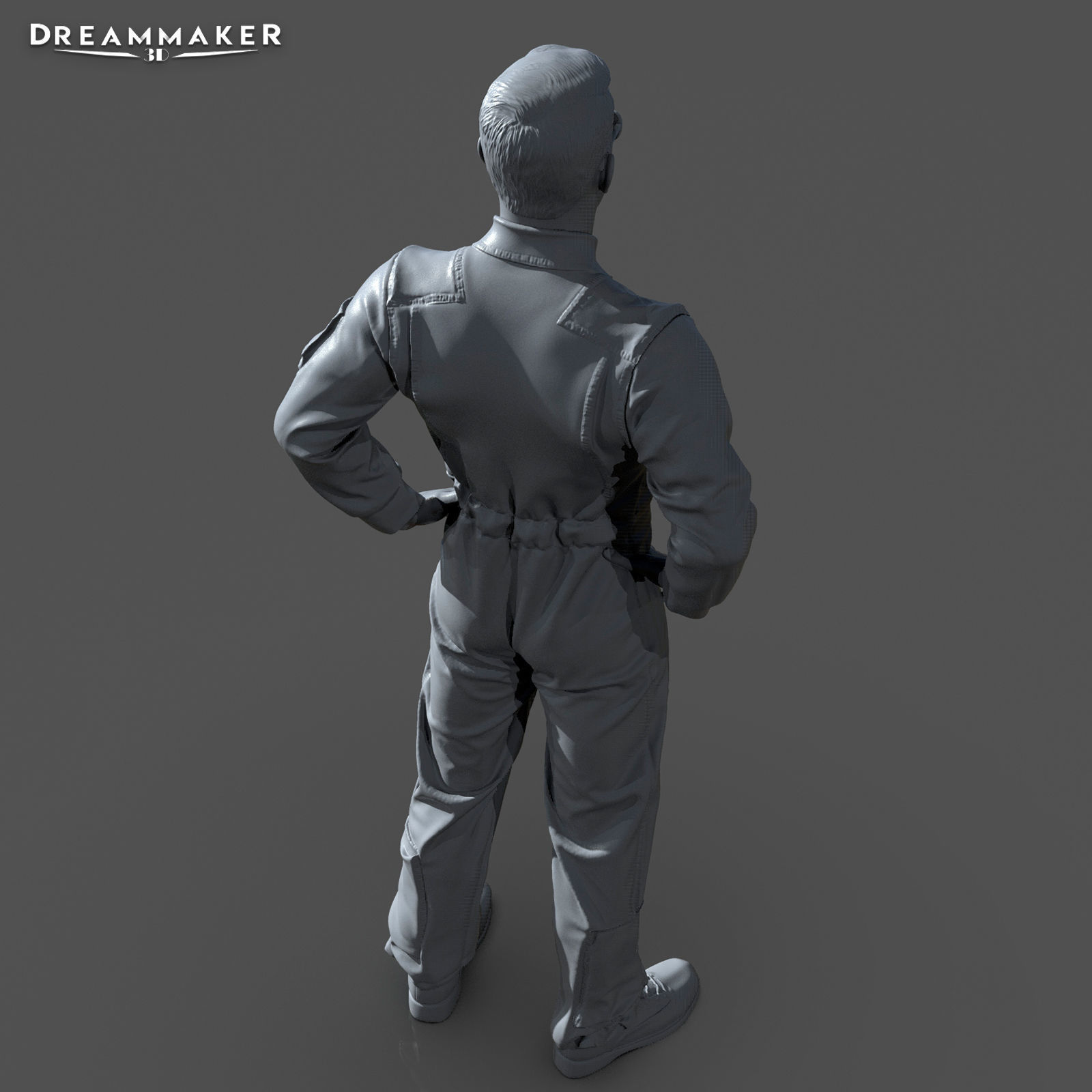 Fighter pilot 3D model 3D printable | CGTrader