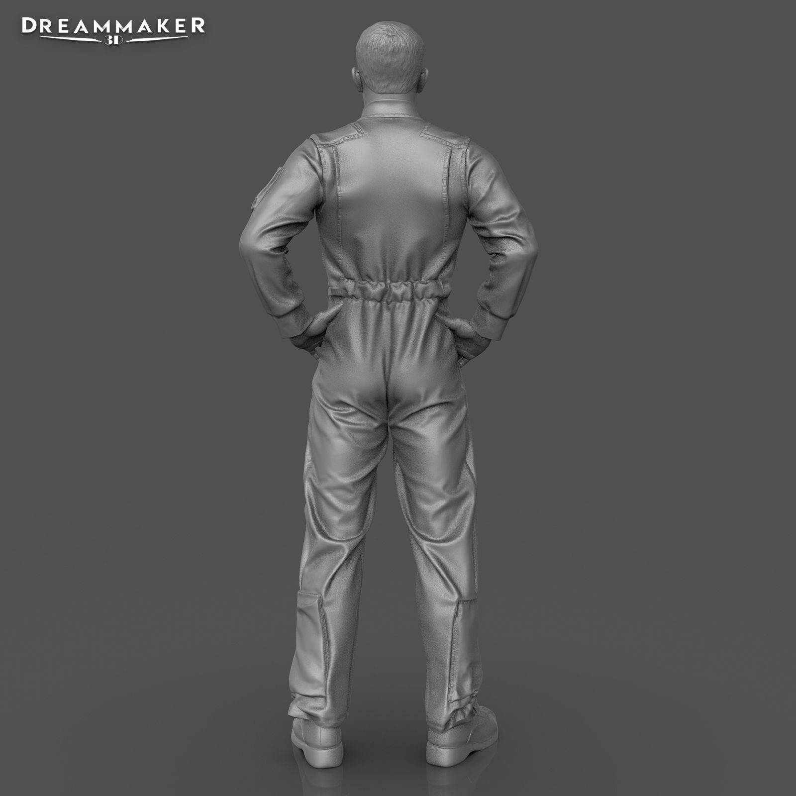 Fighter pilot 3D model 3D printable | CGTrader
