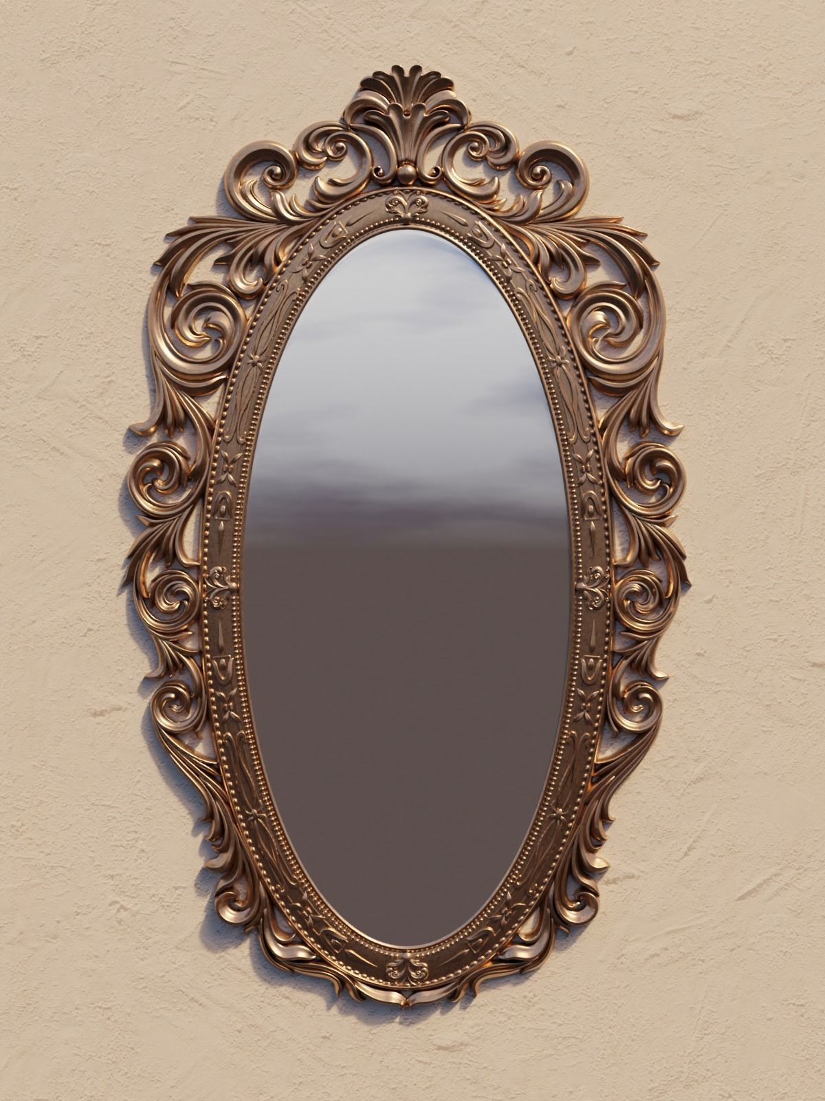 3D model Carved Frame 2 VR / AR / low-poly | CGTrader