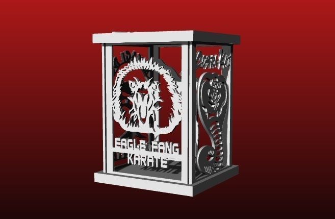 Cobra Kai Lamp 3D model 3D printable | CGTrader