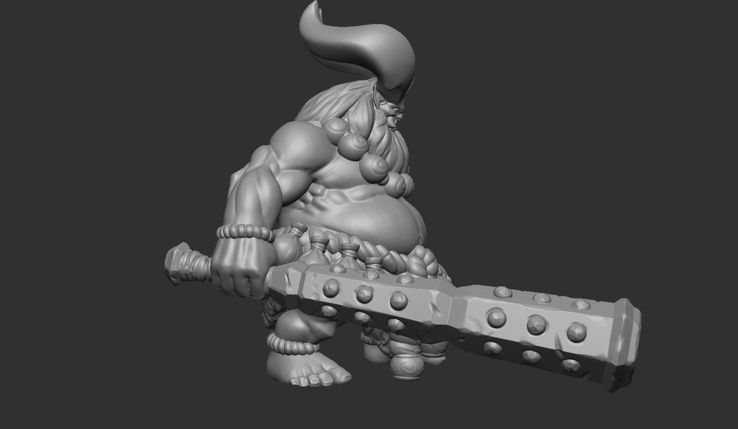 Furybound Clan - Bonesmasher 3D model 3D printable | CGTrader