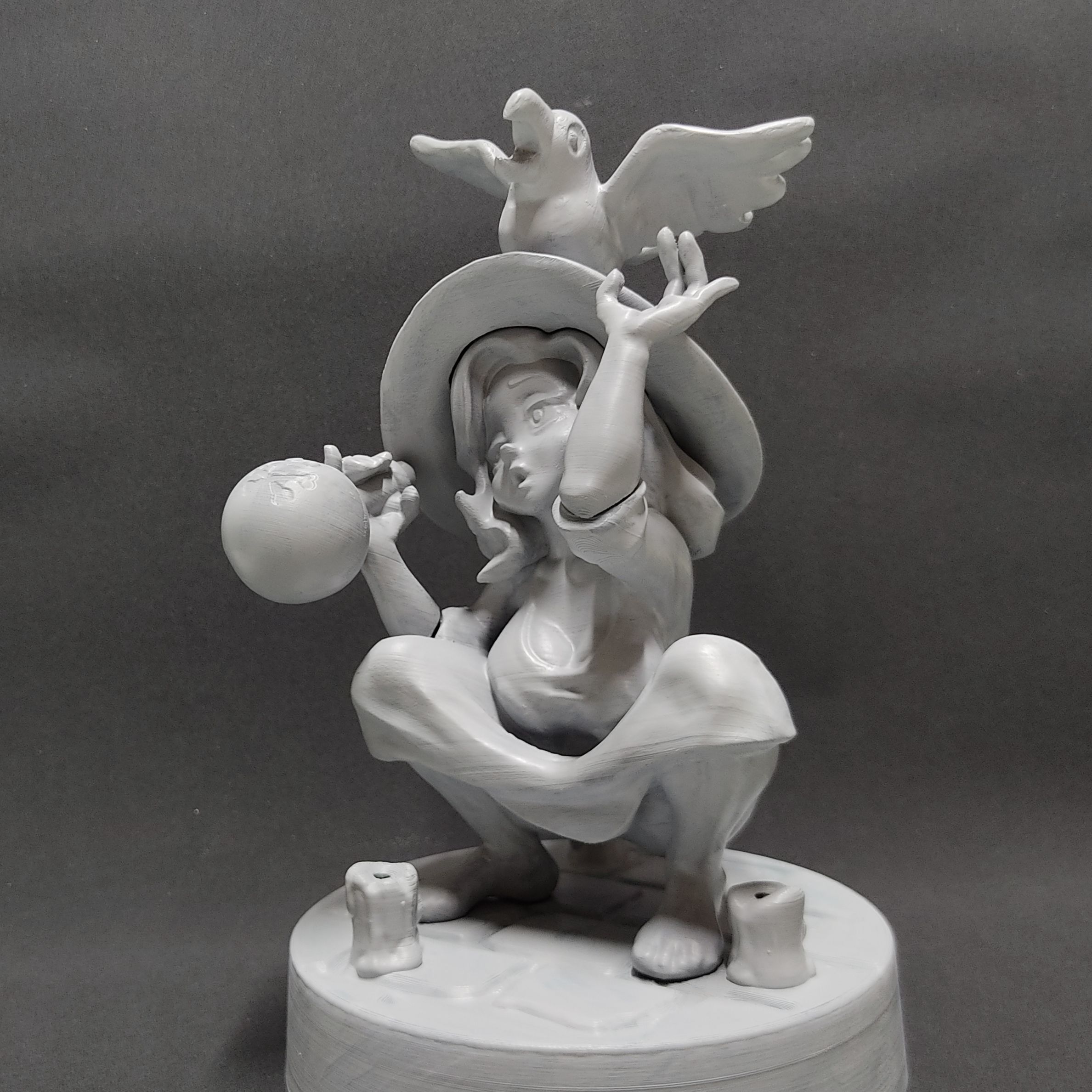 Witch girl 3D model 3D printable | CGTrader
