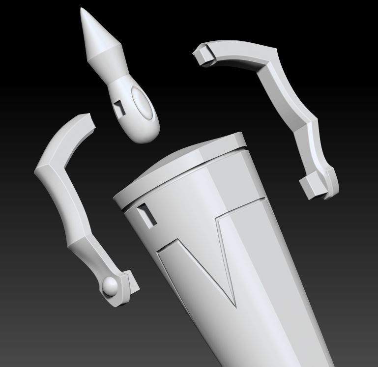 THE 4 WEAPONS OF RIKU AGNEIA 3D model 3D printable | CGTrader
