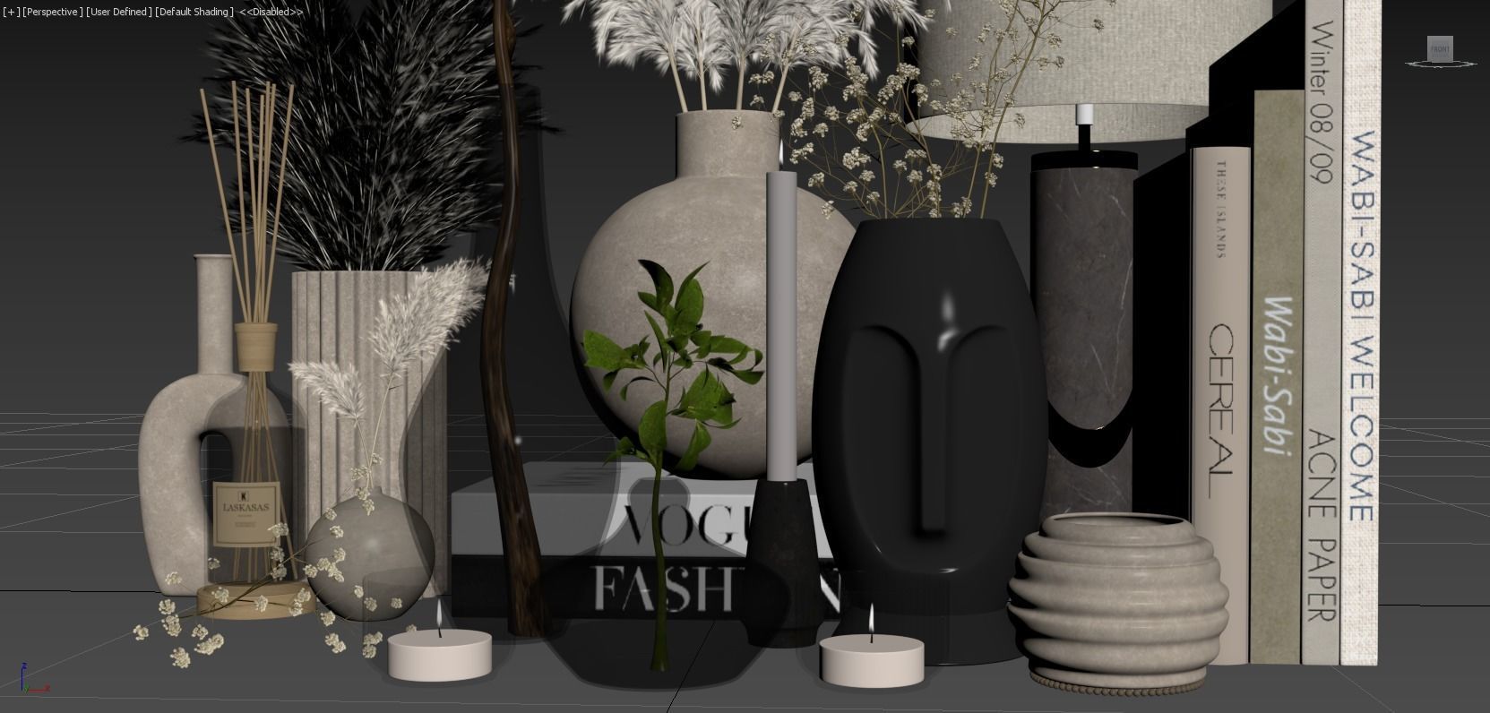 Decorative Set 098 3d Model Cgtrader