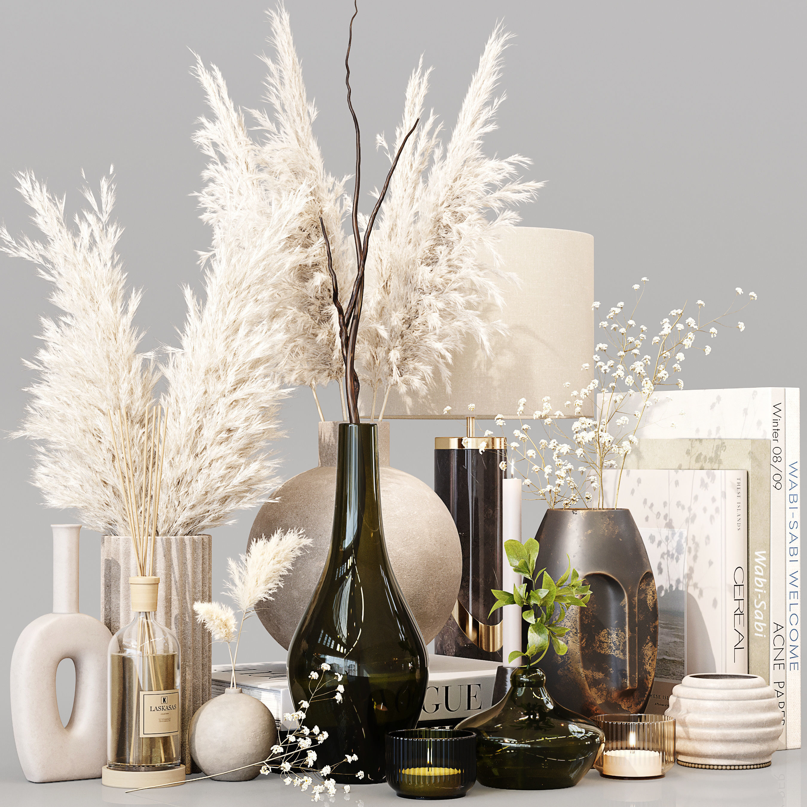 Decorative Set 098 3d Model Cgtrader 9411