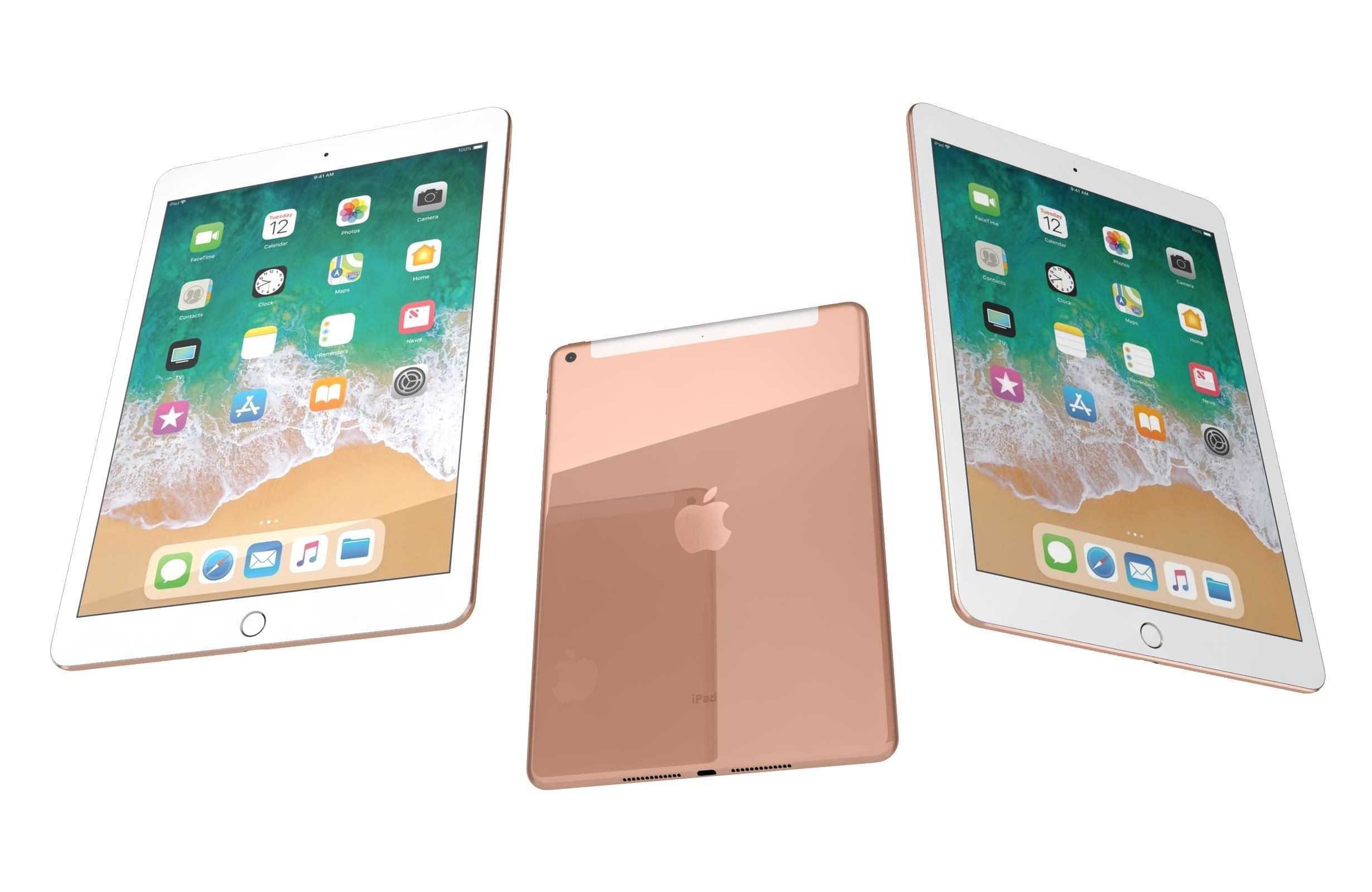 Apple iPad 9 7 6th Gen All Colors 3D model | CGTrader
