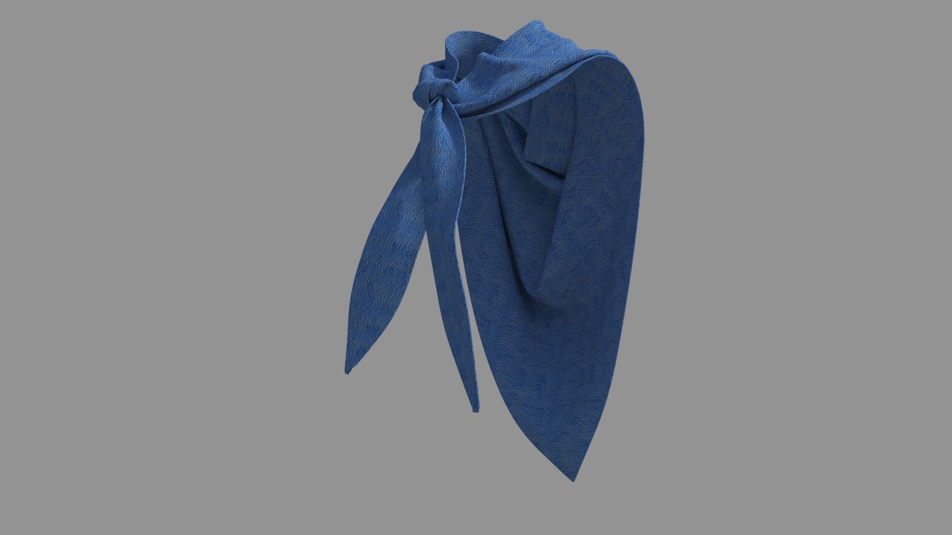 Scarf B 3D model rigged | CGTrader