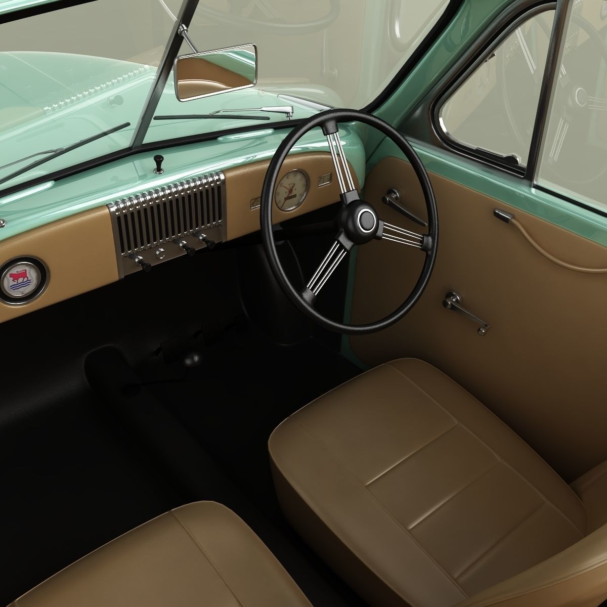 Morris Minor MM mk2 Cabrio 3D model | CGTrader