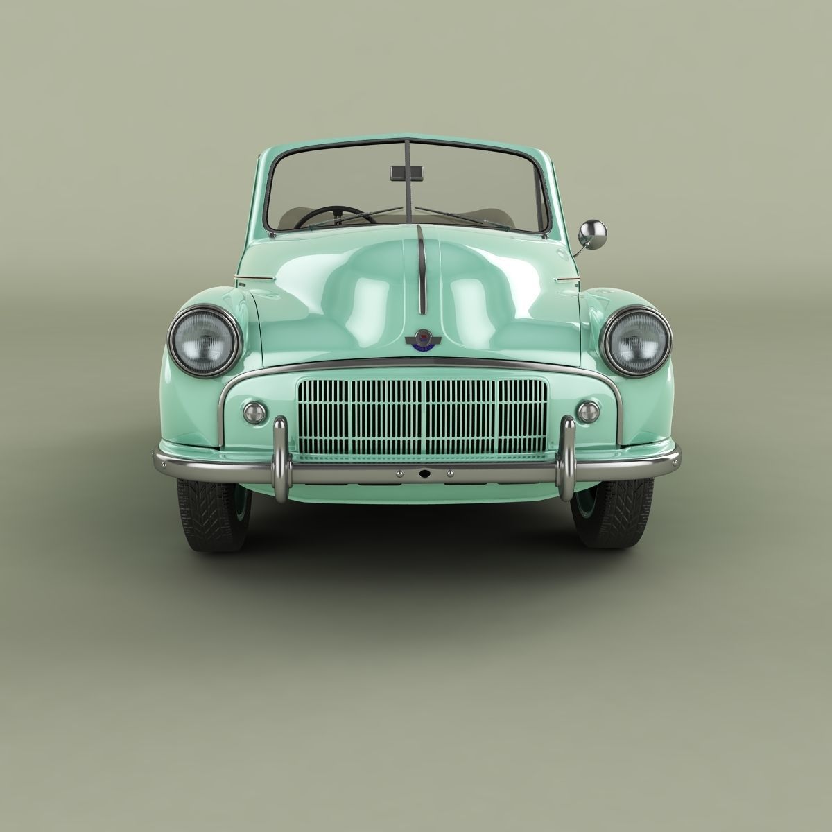 Morris Minor MM mk2 Cabrio 3D model | CGTrader