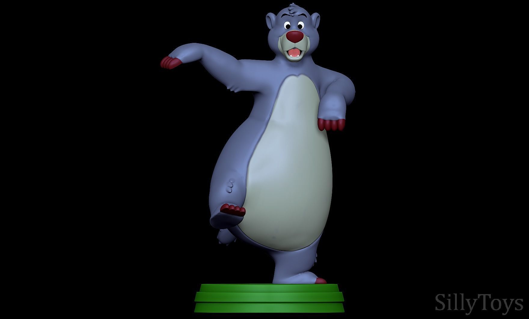 Baloo - The Jungle Book 3D model 3D printable | CGTrader