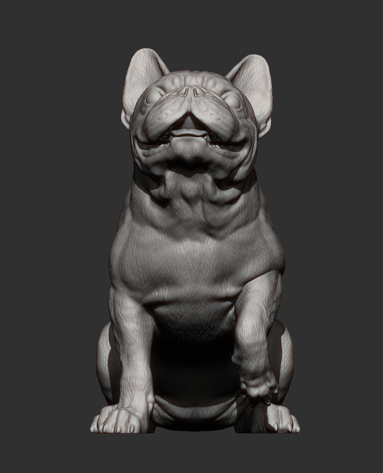 French Bulldog 3D model 3D printable | CGTrader