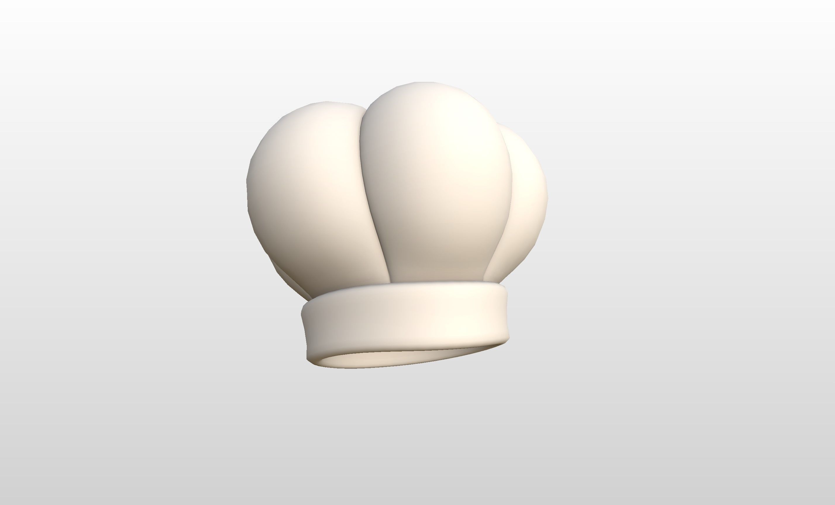 Hat006 Chef Hat 3D model | CGTrader