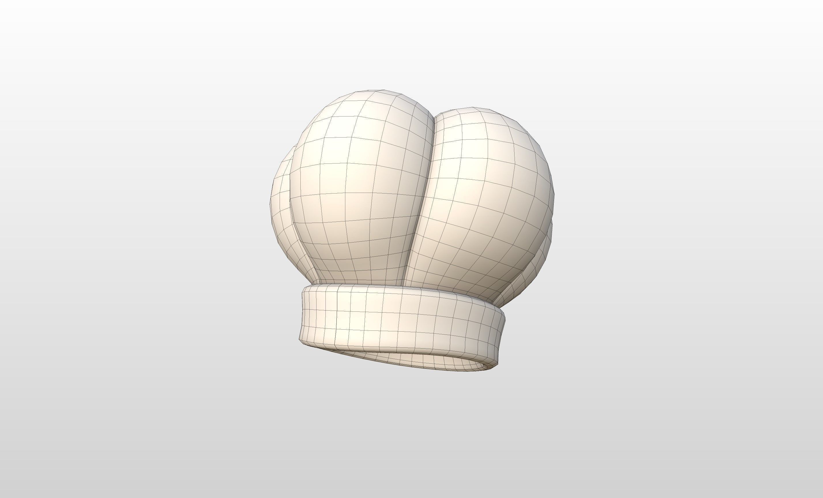 Hat006 Chef Hat 3D model | CGTrader