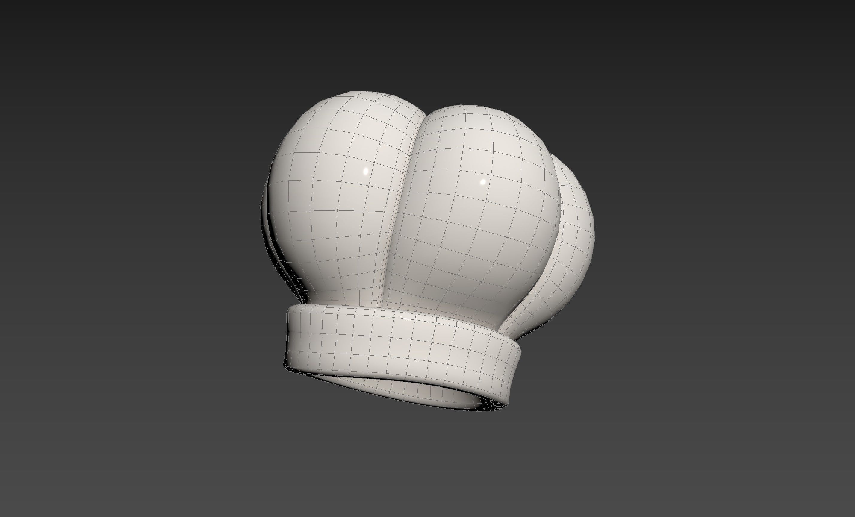 Hat006 Chef Hat 3D model | CGTrader
