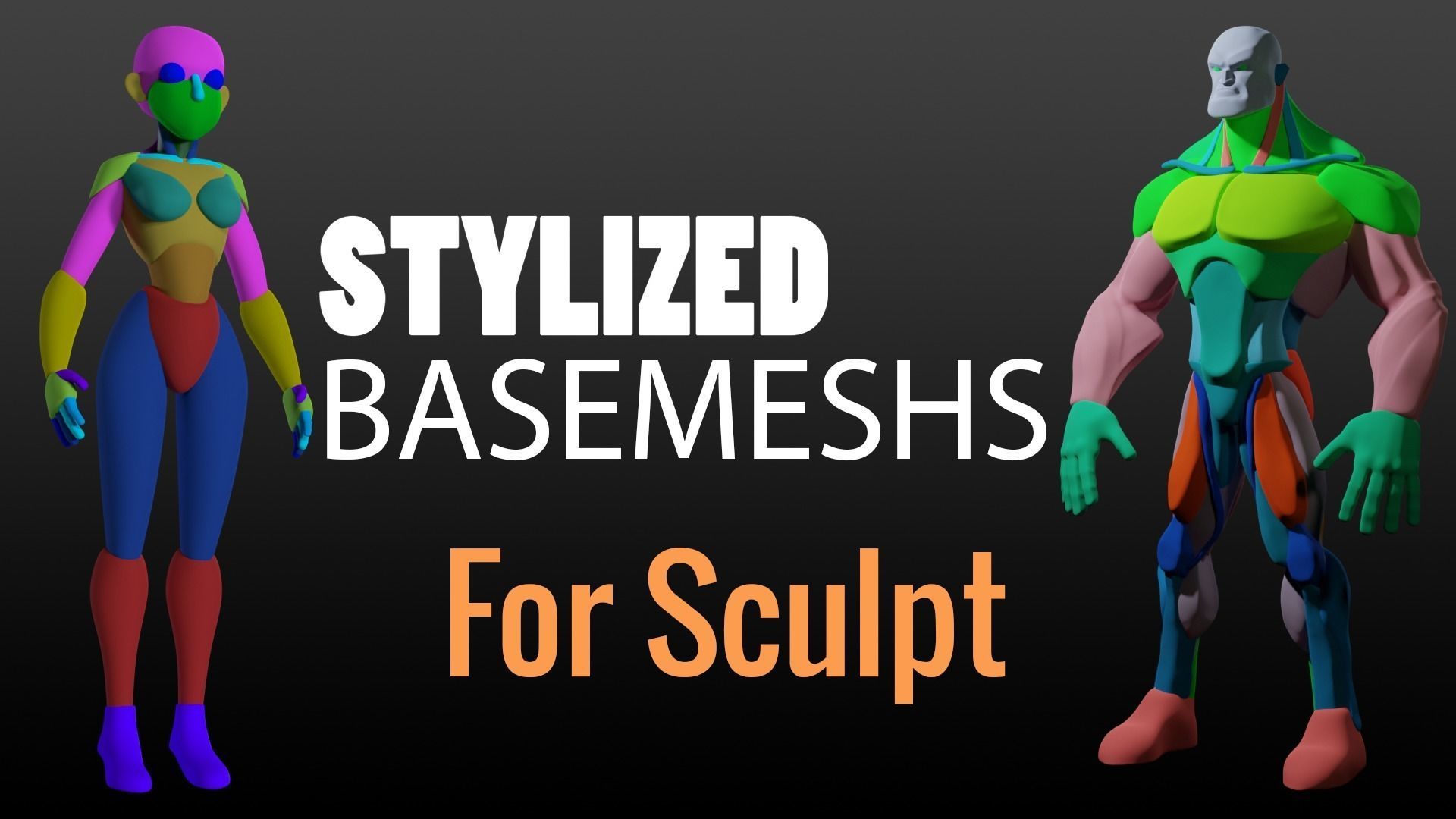 Stylized Base Mesh free 3D model | CGTrader