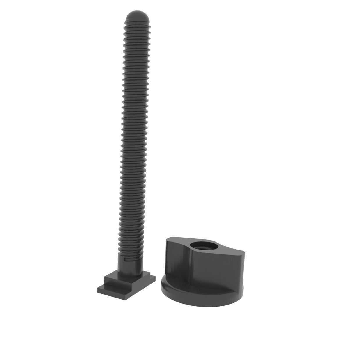 Toilet Seat Bolt Screw 3D model 3D printable | CGTrader