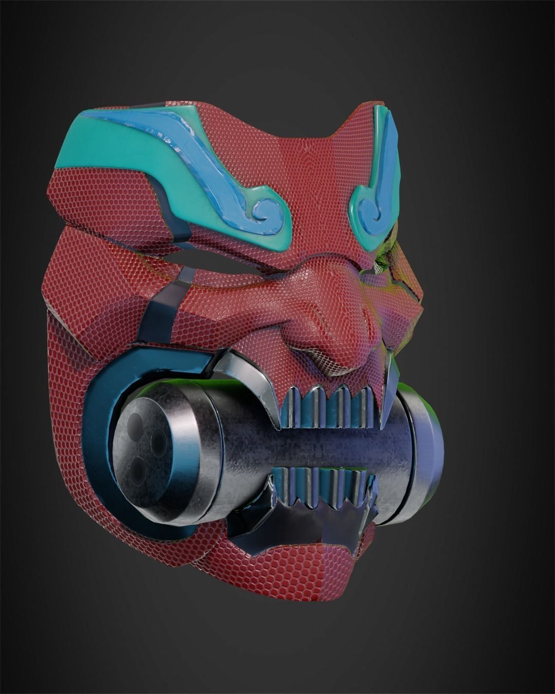 Overwatch 2 Genji BattlePass Mask for cosplay 3D model 3D printable ...