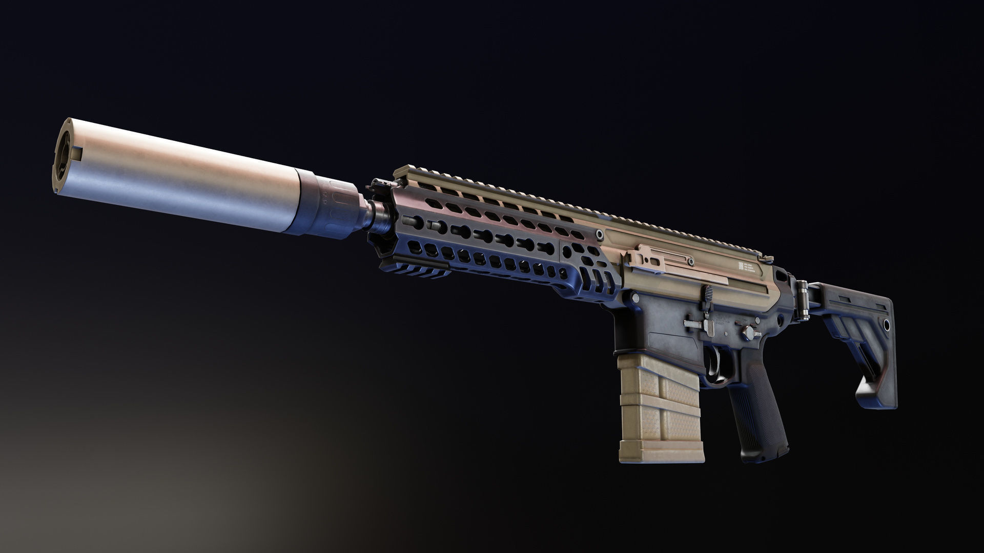 3D model Sig MCX Raptor VR / AR / low-poly | CGTrader
