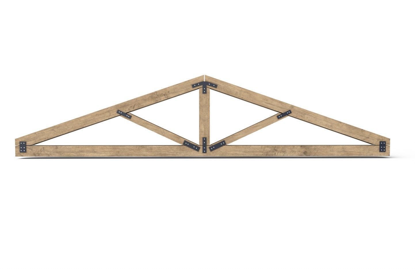 3D model Wooden Roof Truss 02 VR / AR / low-poly | CGTrader