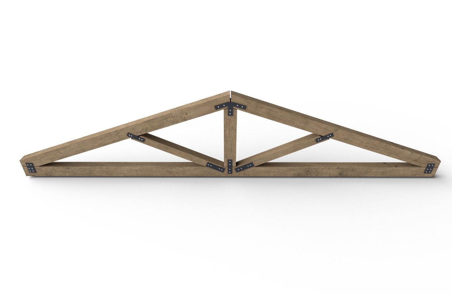 3D model Wooden Roof Truss 02 VR / AR / low-poly | CGTrader
