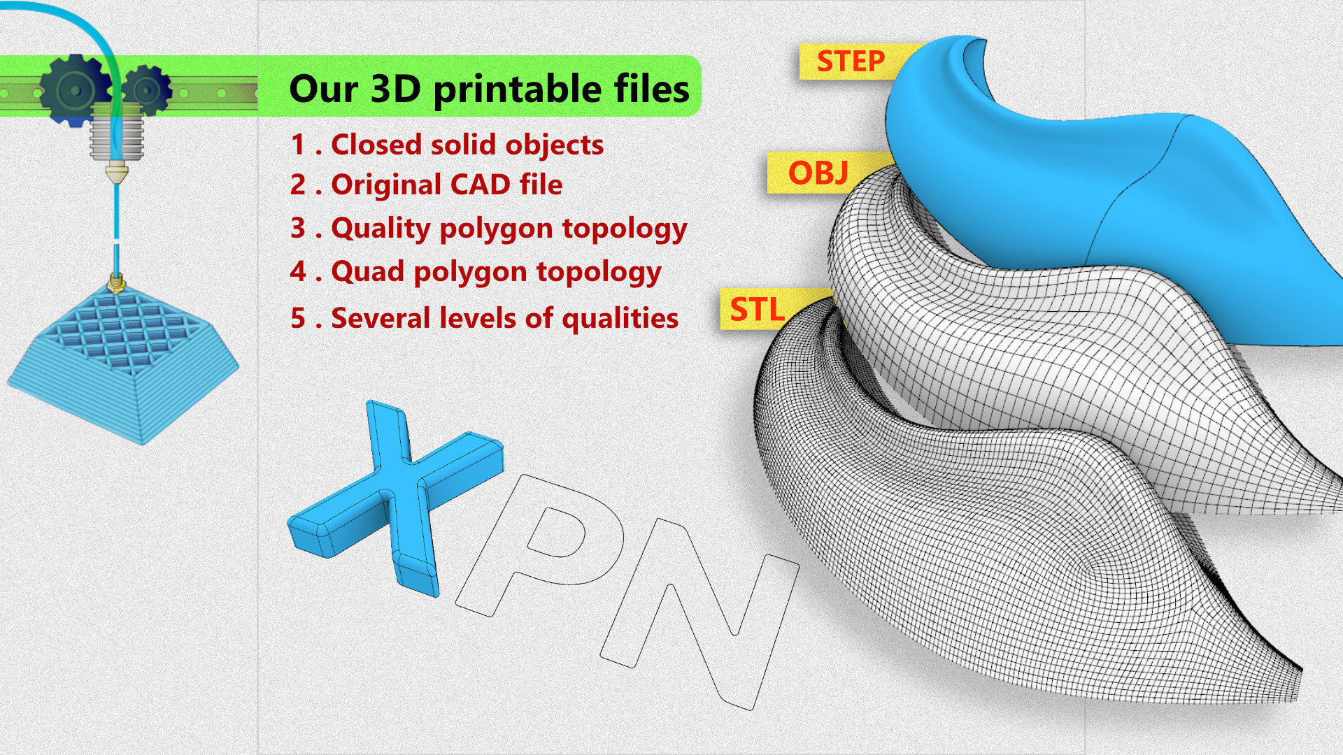 3d general gem stone free 3D model 3D printable | CGTrader