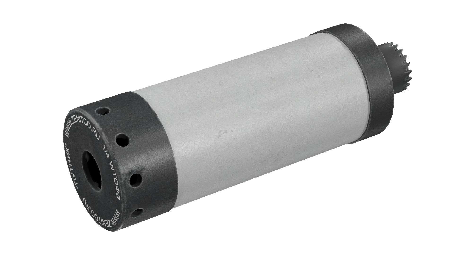 MILITARY DTK Putnik Supressor 3D model rigged | CGTrader