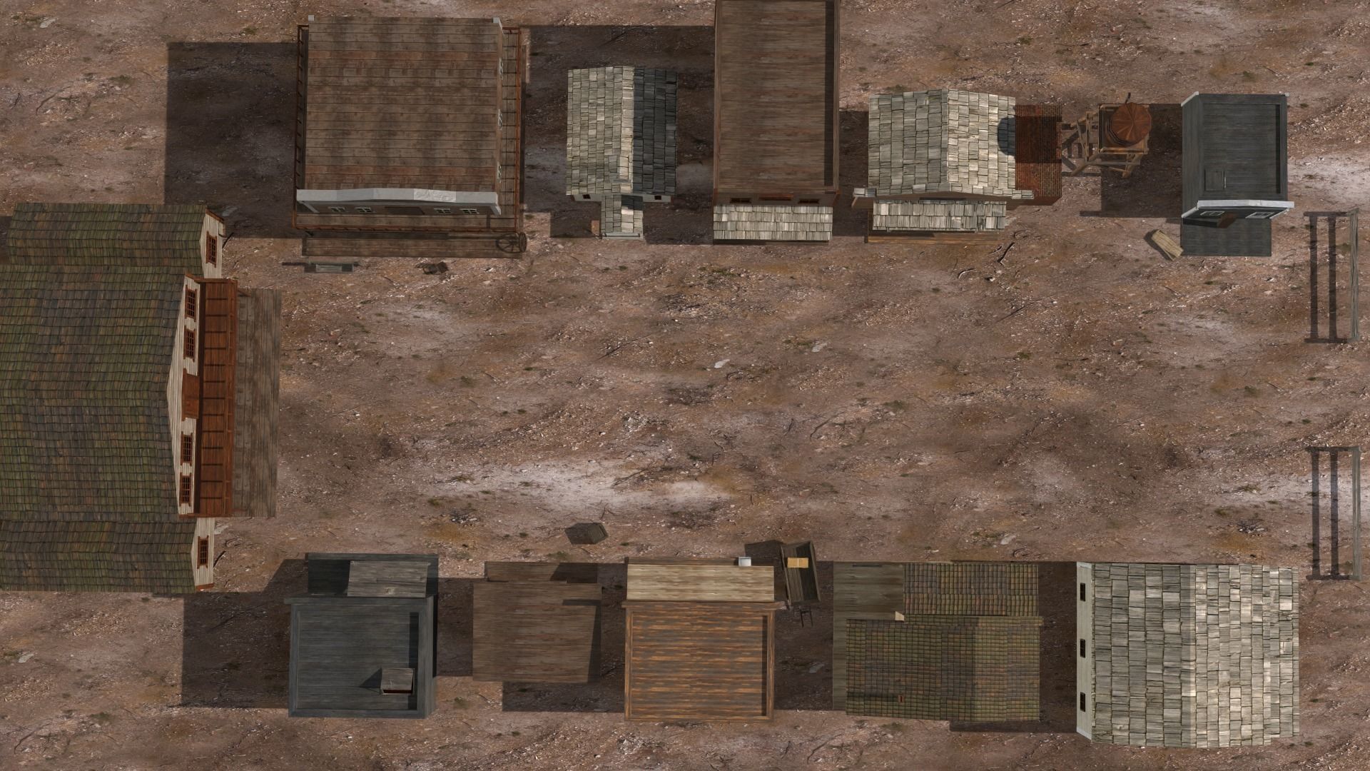 Western Pack 3D model | CGTrader