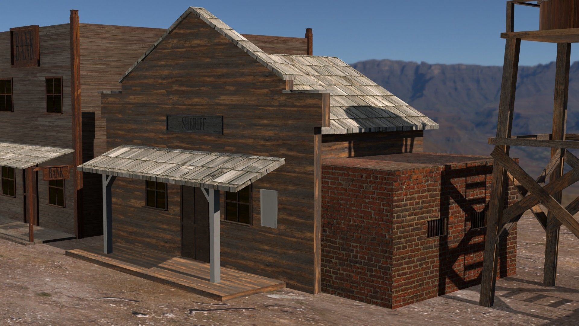 Western Pack 3D model | CGTrader