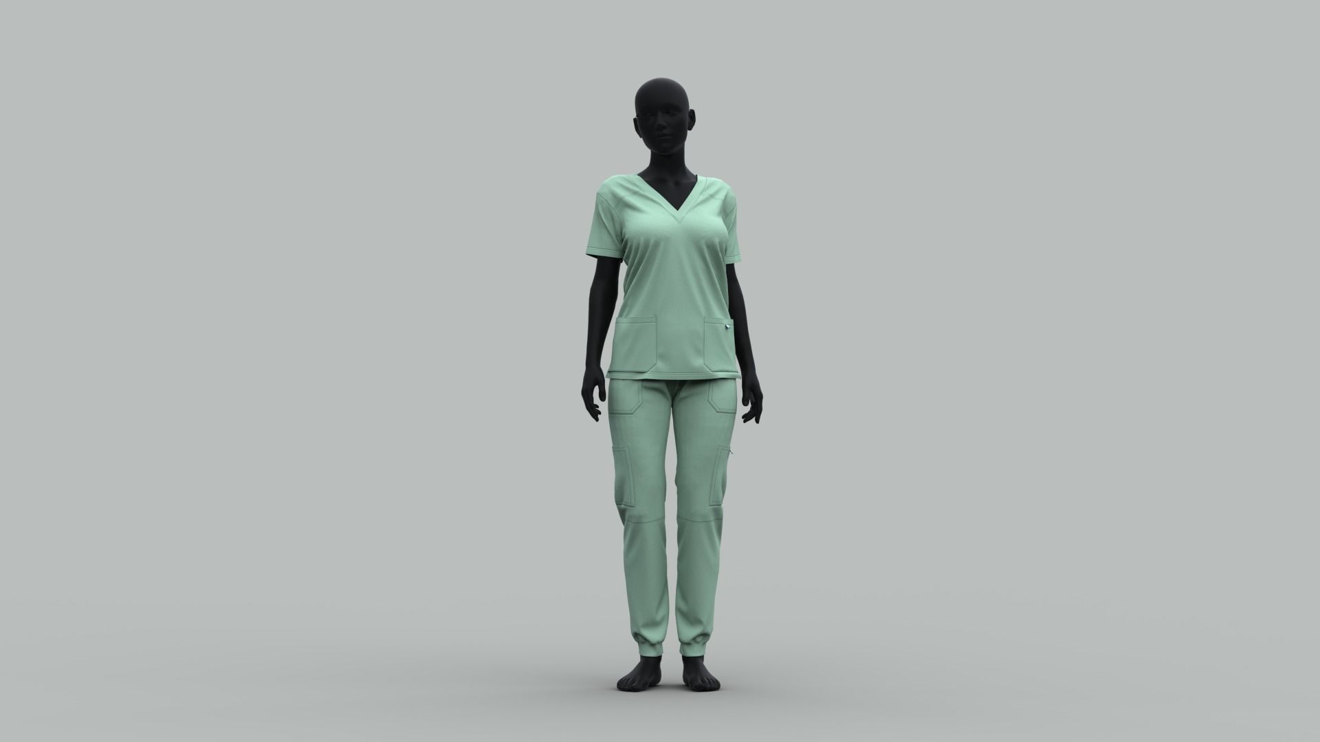 Female Nurse Uniform 3D model | CGTrader
