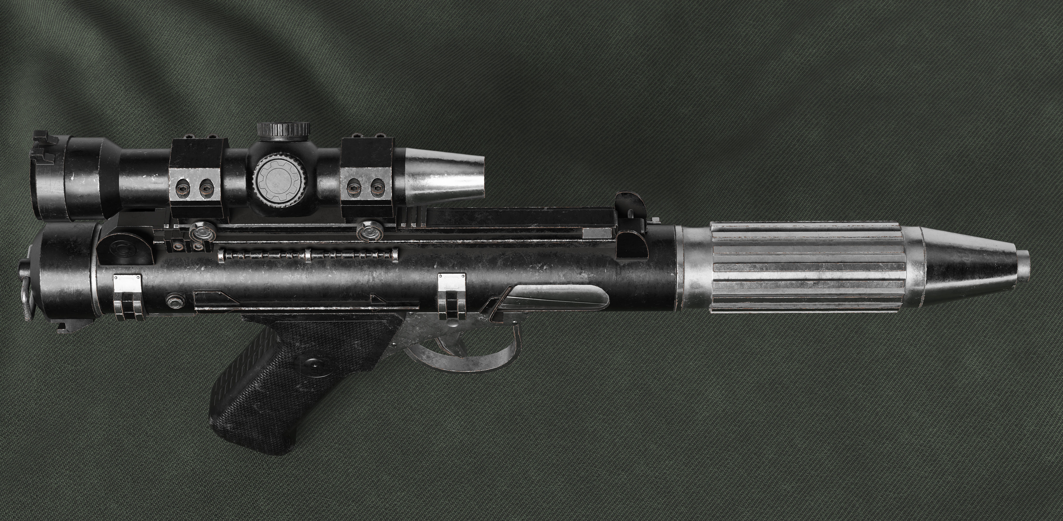 3D model DH-18 Sci-fi laser gun VR / AR / low-poly | CGTrader