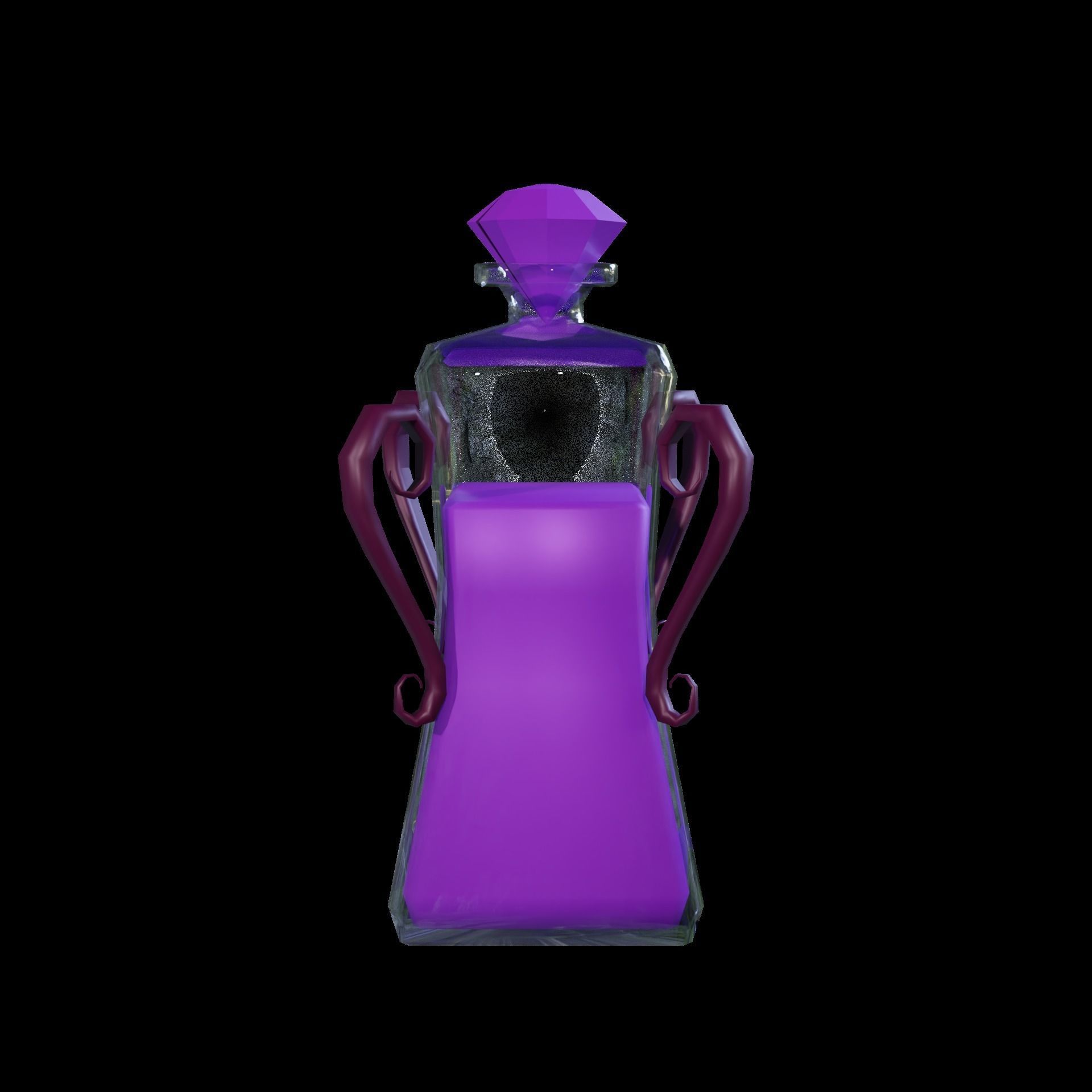 3D model Low Poly Potion Bottle Asset VR / AR / low-poly | CGTrader
