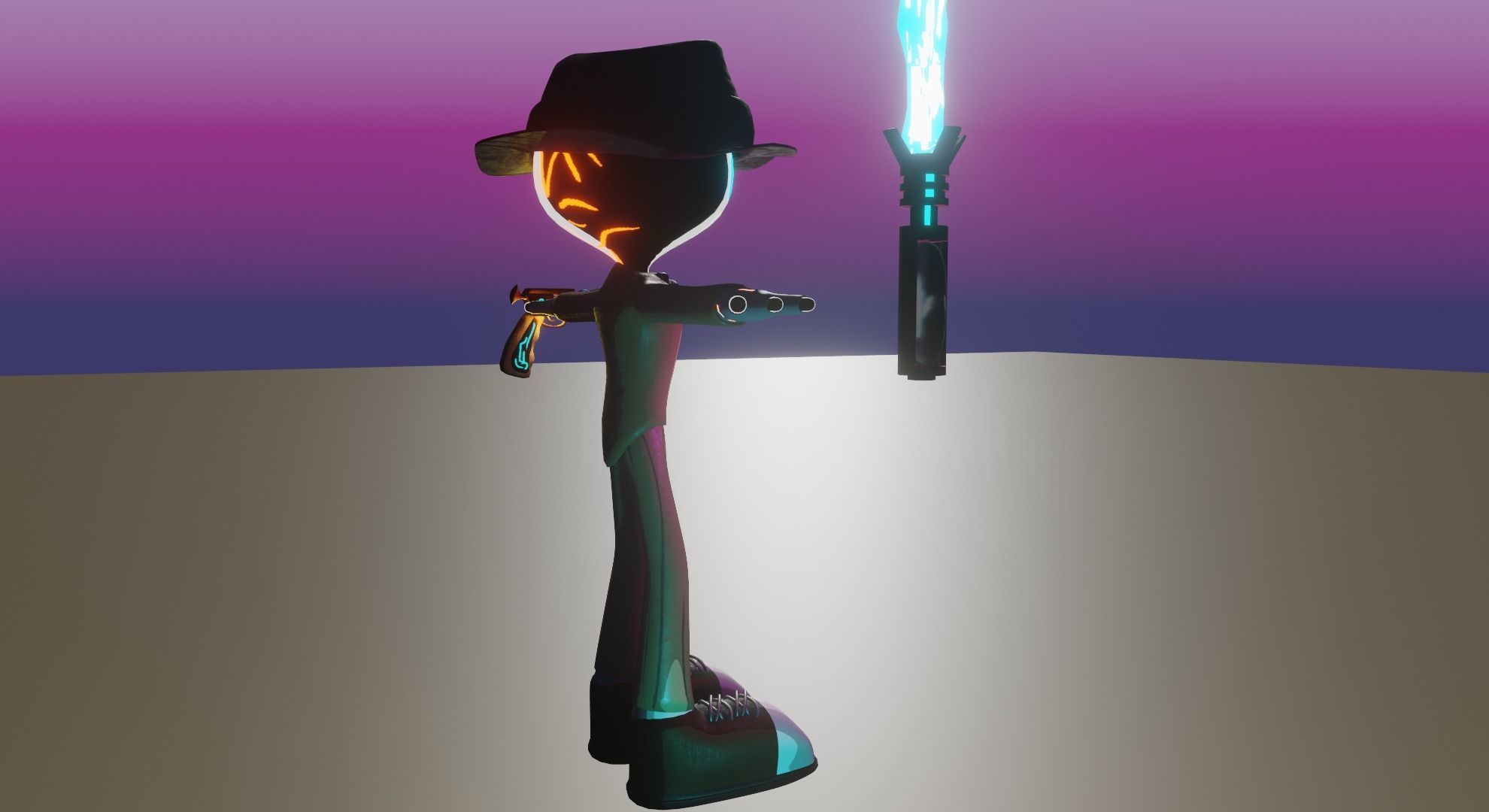 Shadow Character 2 The Swindler free 3D model rigged | CGTrader