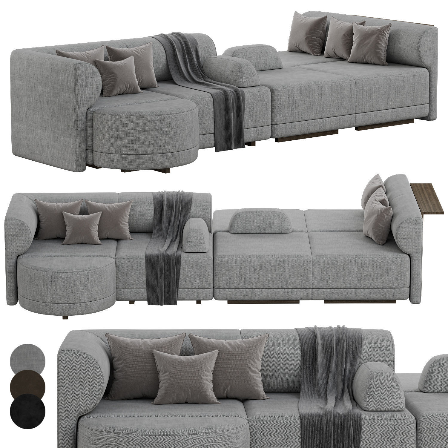 La Cividina Node Sofa 3D model | CGTrader