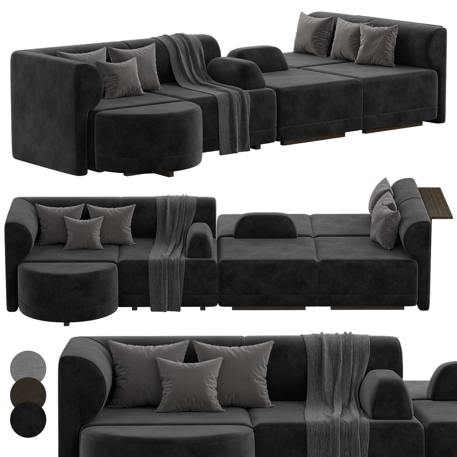 La Cividina Node Sofa 3D model | CGTrader