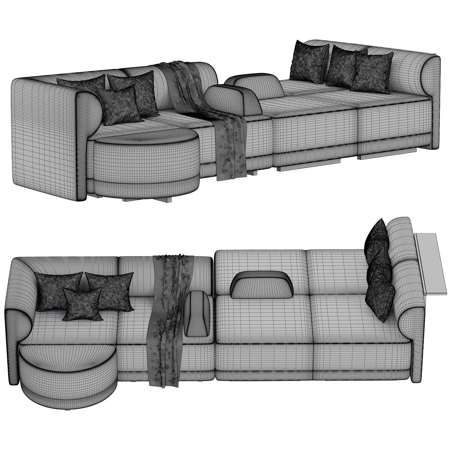 La Cividina Node Sofa 3D model | CGTrader