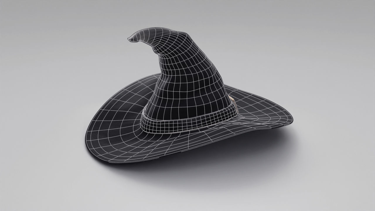 3D model Witch Hat 3D Model VR / AR / low-poly | CGTrader