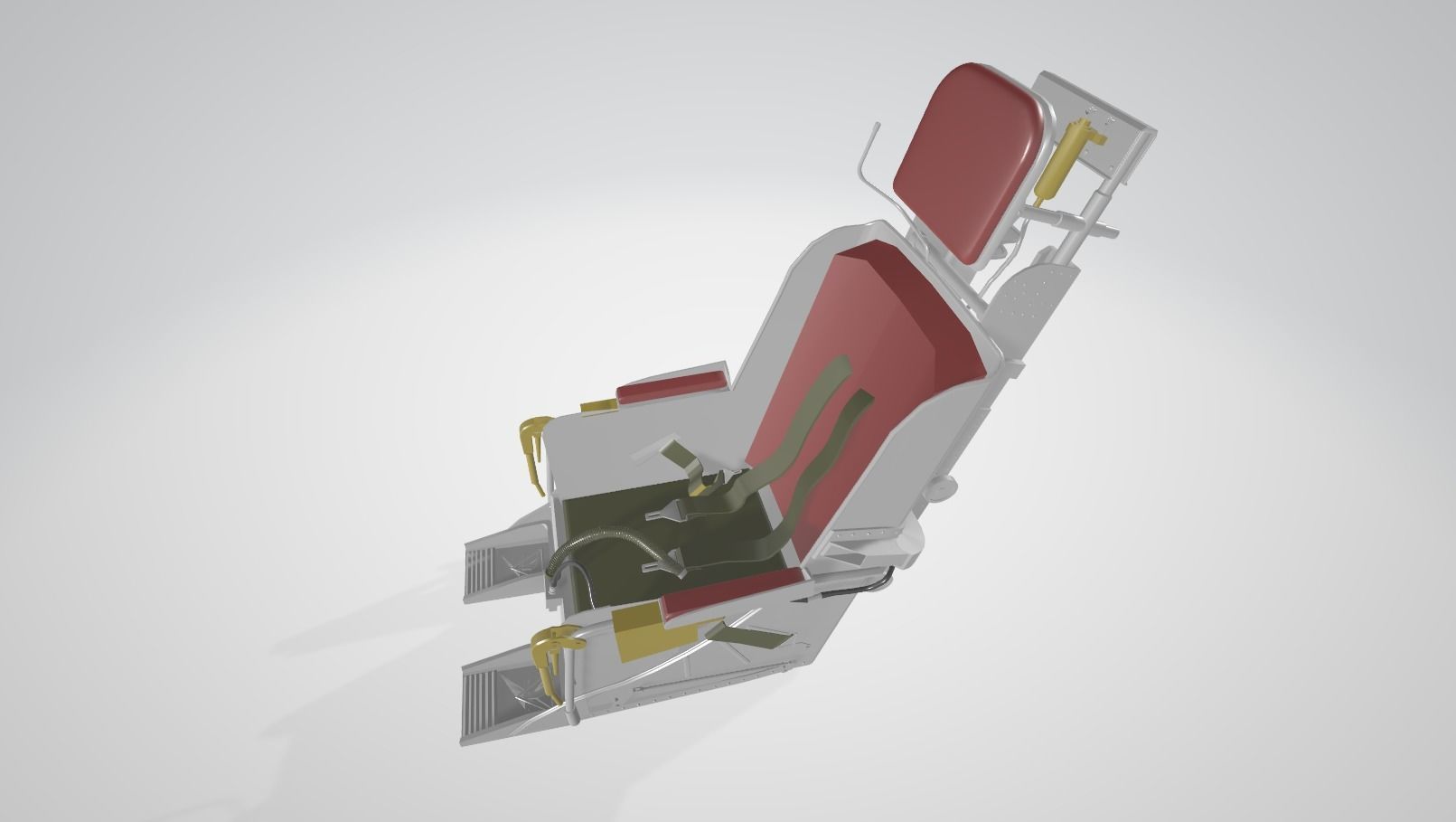 f-86 ejection seat 3D model | CGTrader