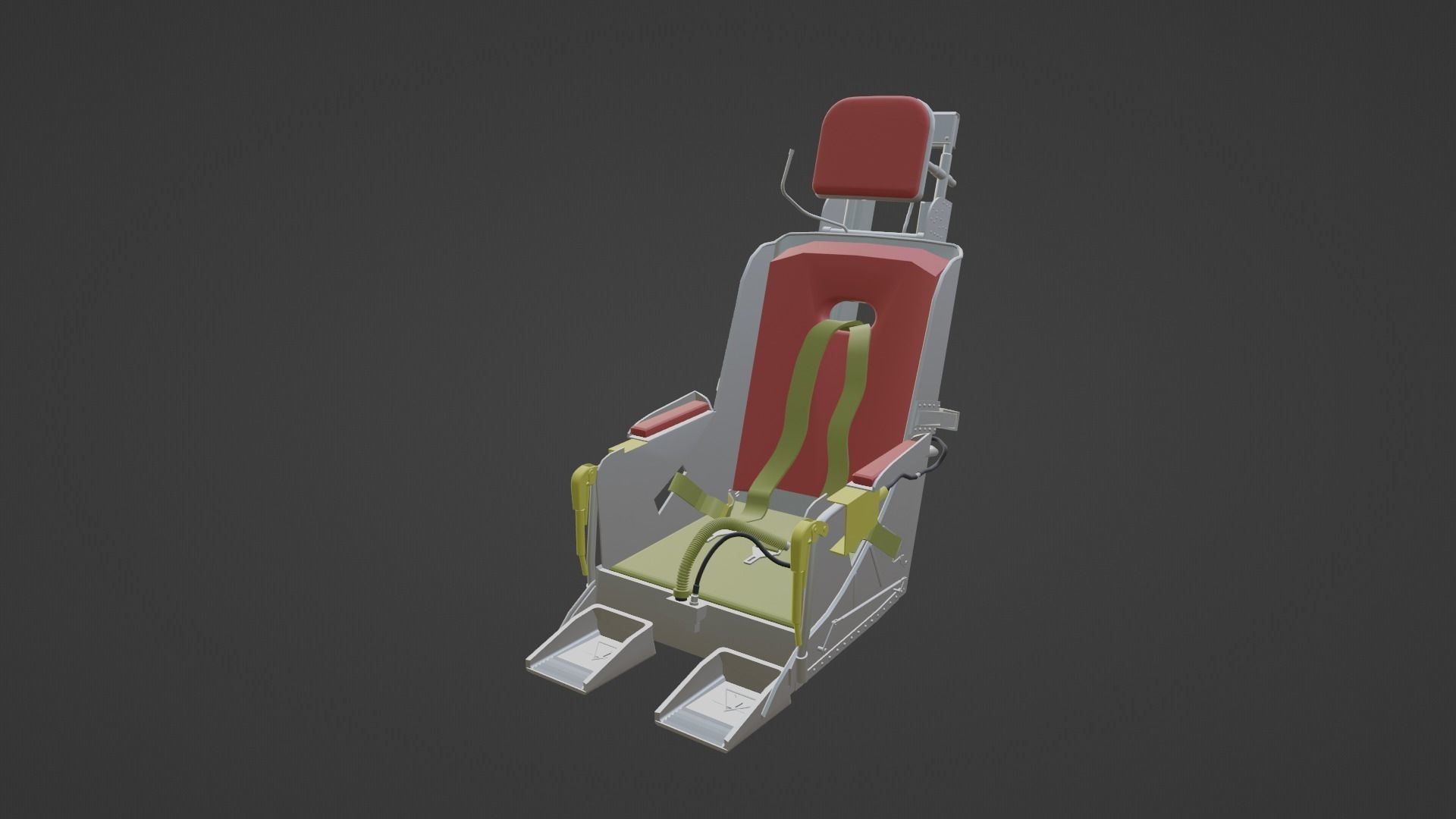 f-86 ejection seat 3D model | CGTrader