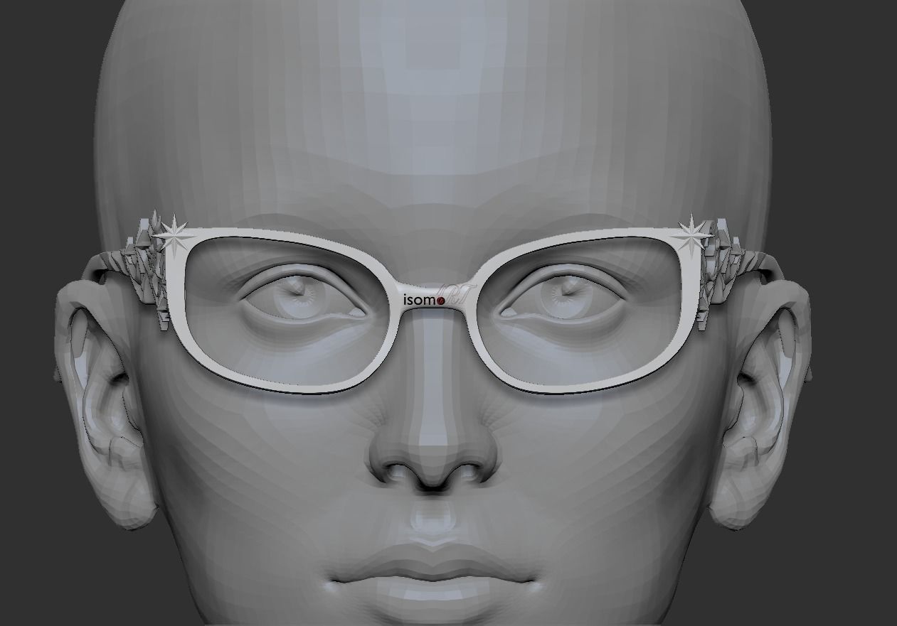 Bayonetta 3 Eyeglass Frames - 3DModel for Cosplay 3D model 3D printable | CGTrader