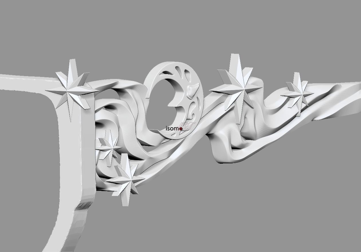 Bayonetta 3 Eyeglass Frames - 3DModel for Cosplay 3D model 3D printable ...