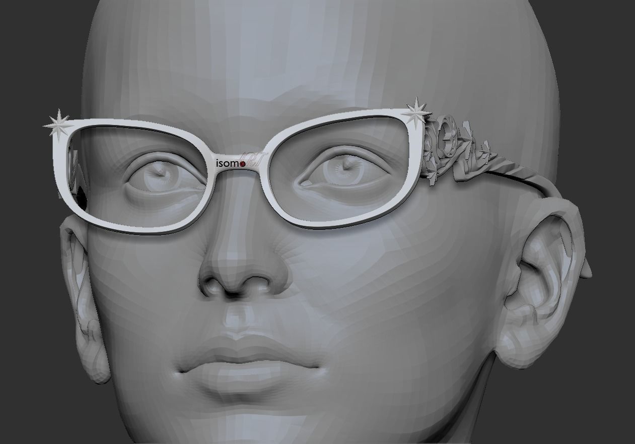 Bayonetta 3 Eyeglass Frames - 3DModel for Cosplay 3D model 3D printable ...