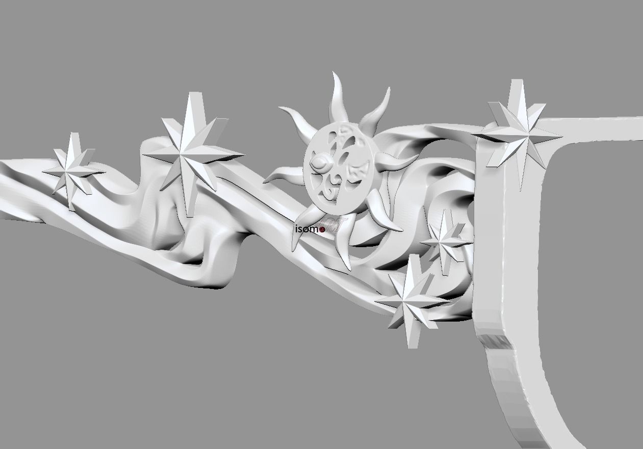 Bayonetta 3 Eyeglass Frames - 3DModel for Cosplay 3D model 3D printable ...