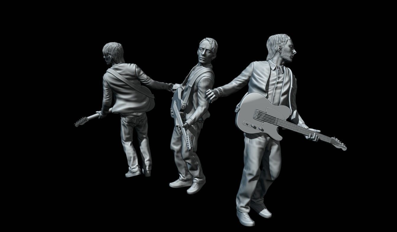 Thom Yorke - radiohead 3dprinting 3D model 3D printable | CGTrader