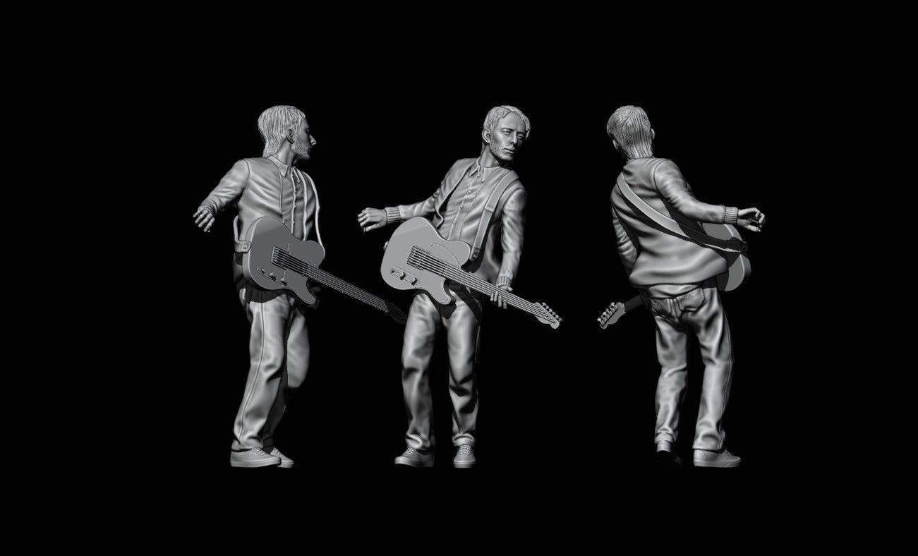 Thom Yorke - radiohead 3dprinting 3D model 3D printable | CGTrader