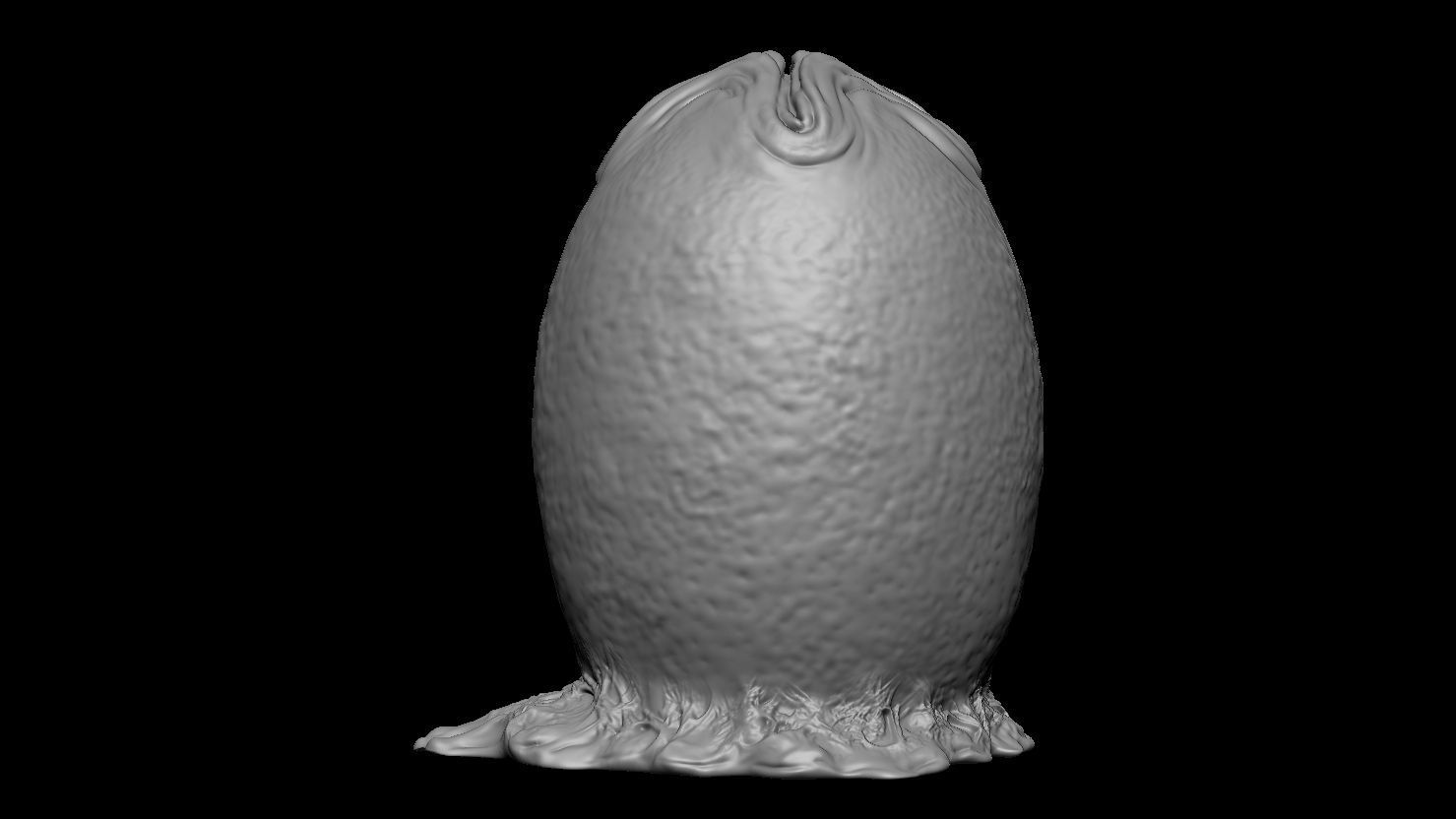 3D PRINTABLE ALIEN EGG OVOMORPH 1979 WITH BASE 3D model 3D printable ...