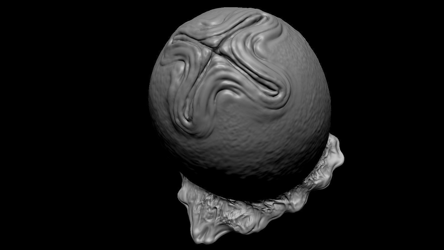 3D PRINTABLE ALIEN EGG OVOMORPH 1979 WITH BASE 3D model 3D printable ...